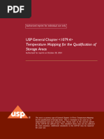 USP-NF 1079.4 Temperature Mapping For The Qualification of Storage ...