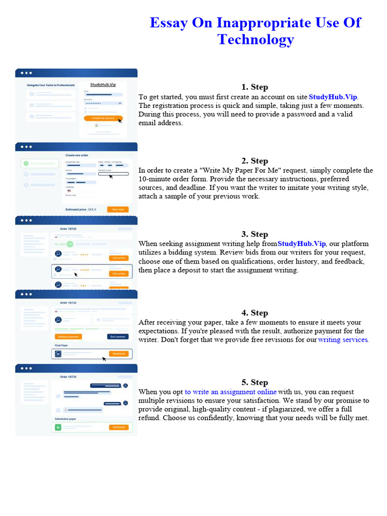 Essay On Inappropriate Use of Technology | PDF | Utilitarianism | Transgene