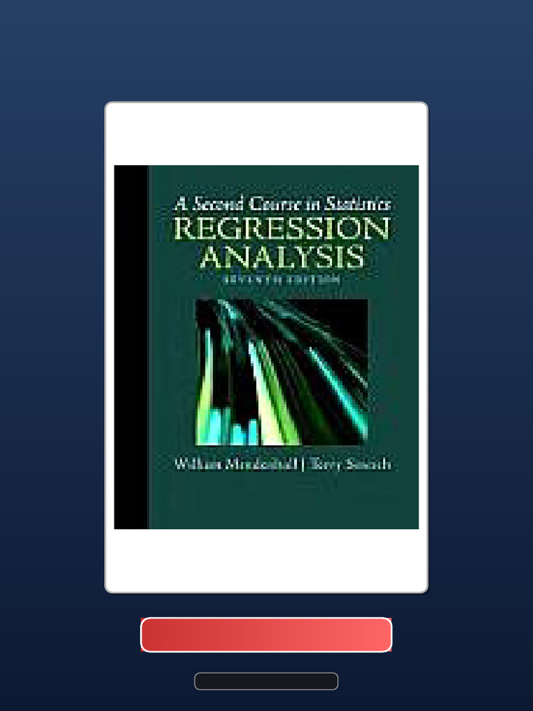 Verified PDF Download Accompany A Second Course in Statistics Regression Analysis 7th Edition ...