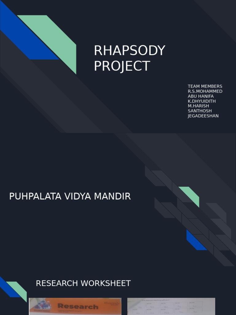 Rhapsody Project | PDF