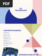 5G Technology Presentation | PDF
