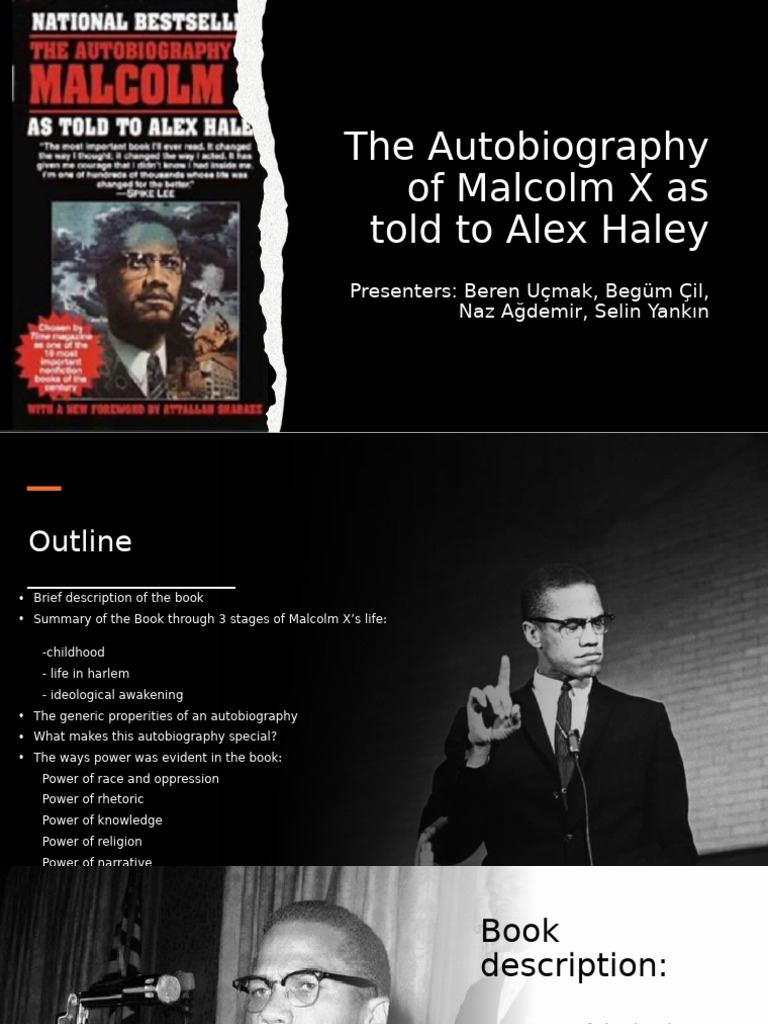 Section 002 - Group 2 Presentation Kopyası | PDF | Malcolm X | Narrative