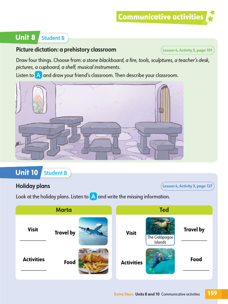 Unit 8 and 10 Communicative Activities Student B | PDF