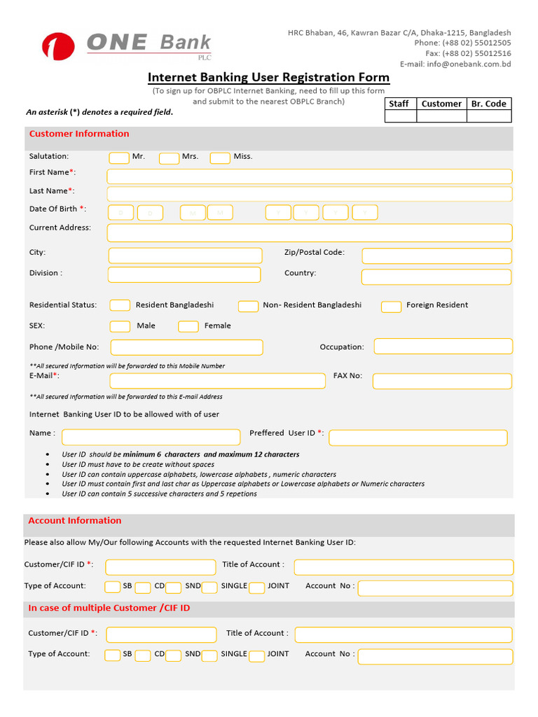 New IB User Creation Form With Token | PDF | Password | User (Computing)