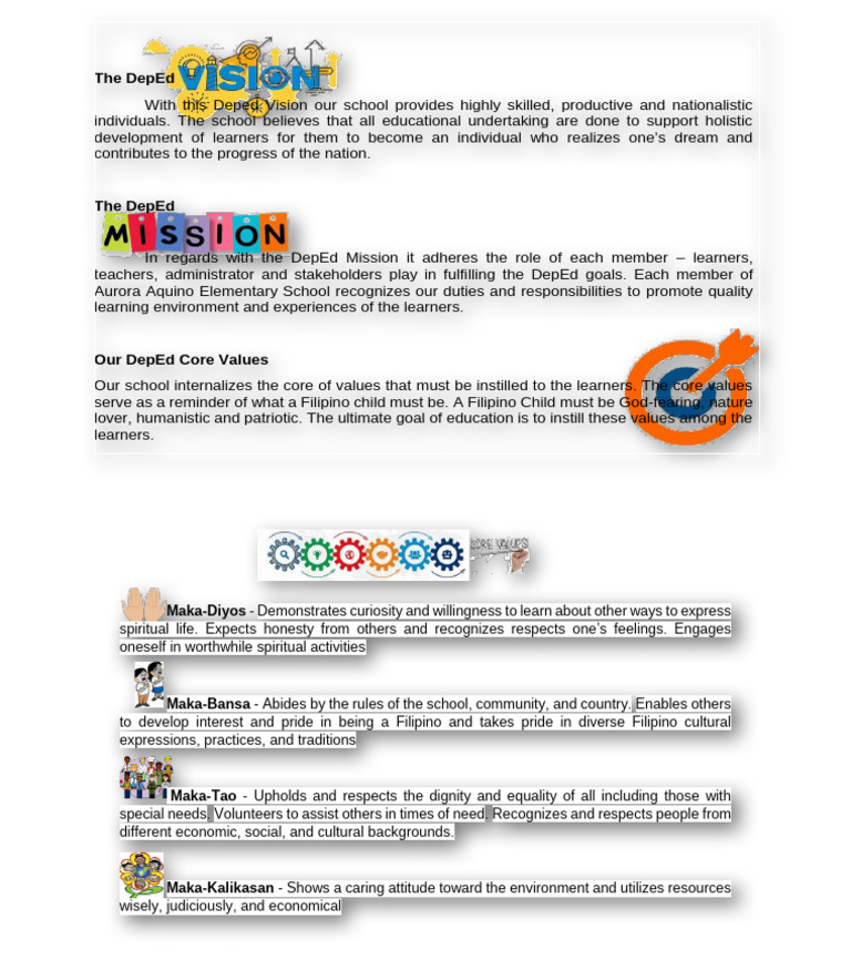 Vision Mision | PDF