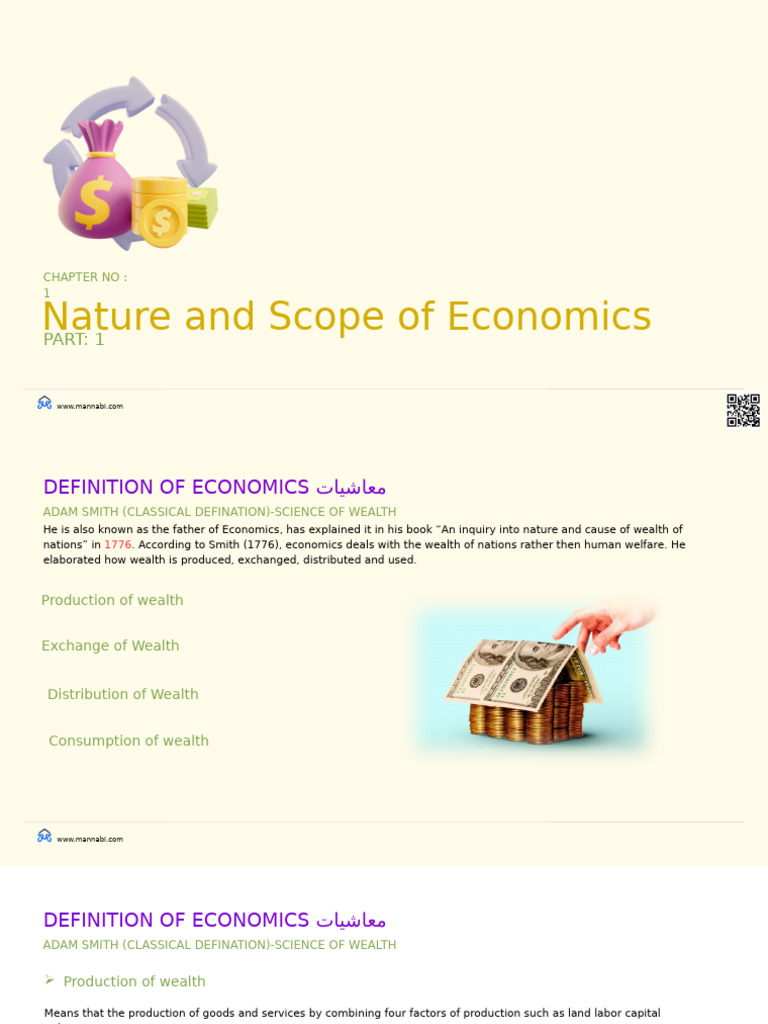 Final Economics - CH - 1 - Part 1 | PDF | Economics | Factors Of Production