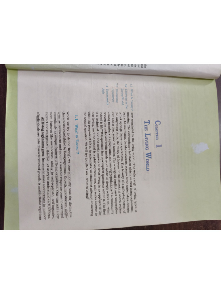 Biology Chapter 1 Part 2 | PDF