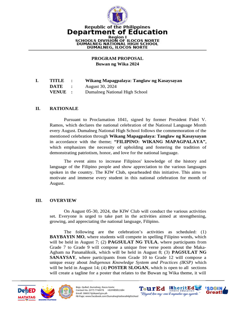 Project Proposal Kiw 2024 | PDF | Sociolinguistics | Human Communication