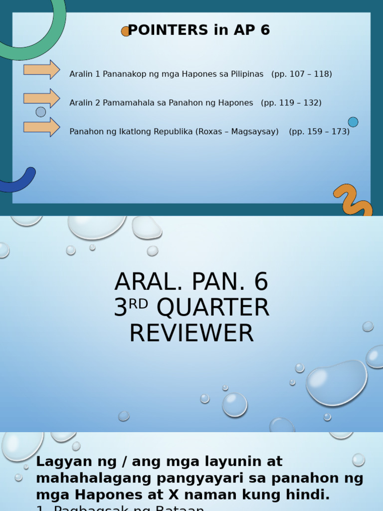 AP 6 3rd Quarter Reviewer | PDF