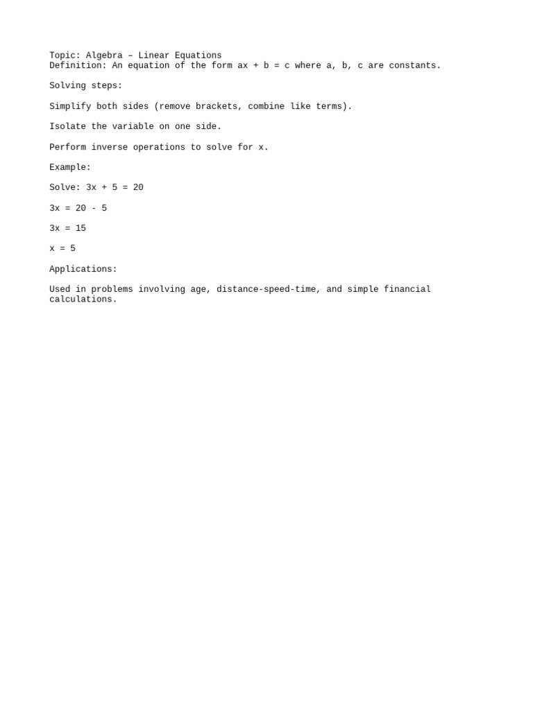 Math 9th Grade | PDF