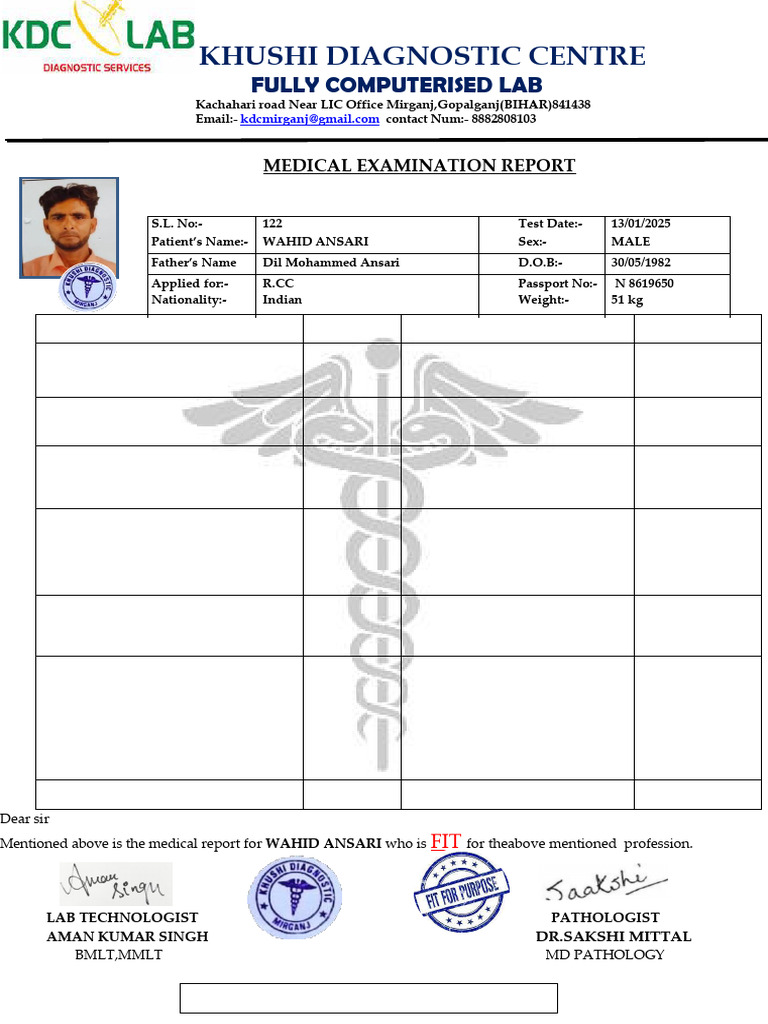 Wahid Ansari | PDF | Medical Specialties | Clinical Medicine