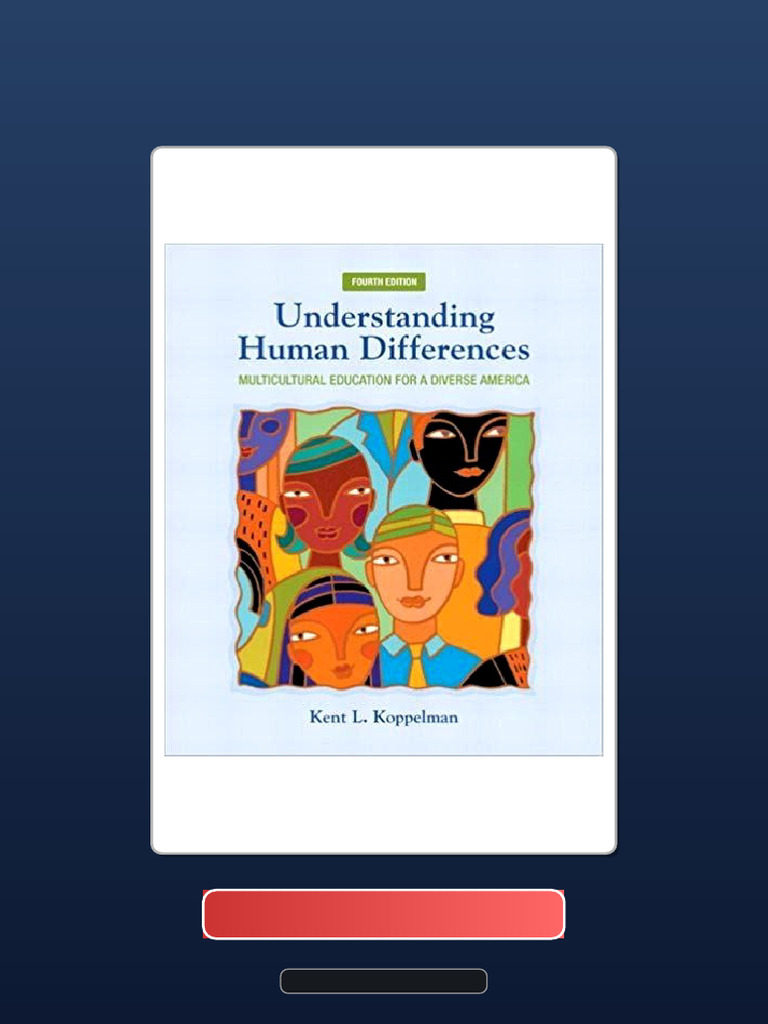 Understanding Human Differences Multicultural Education For A Diverse ...