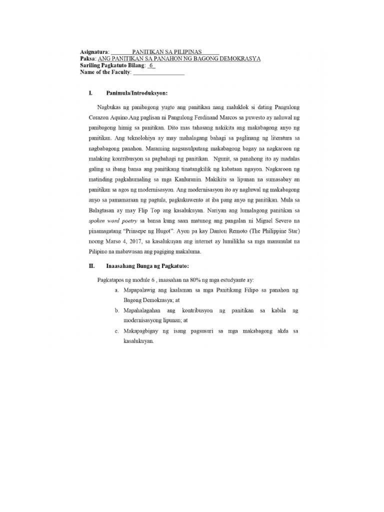 Group 9 - Bagong Demokrasya | PDF