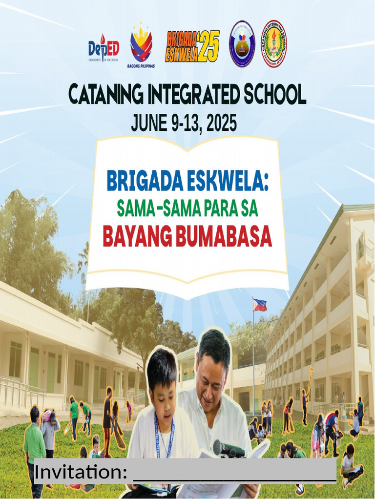 Brigada Eskwela Program - Kick Off | PDF
