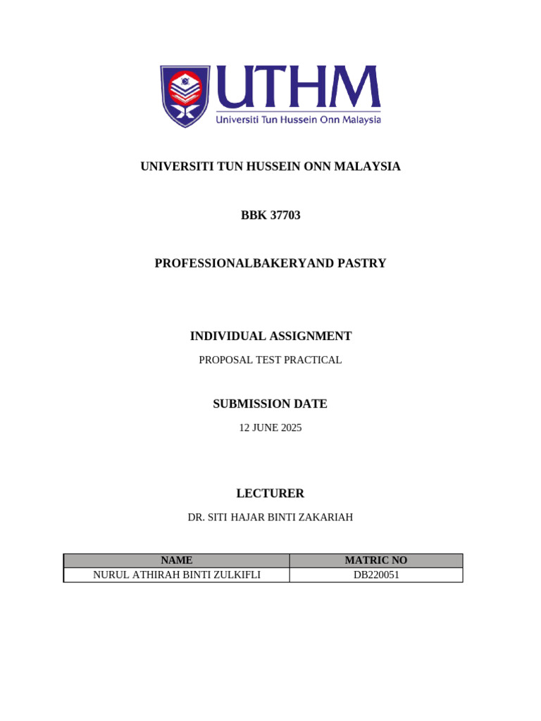 Front Page Proposal Individual | PDF