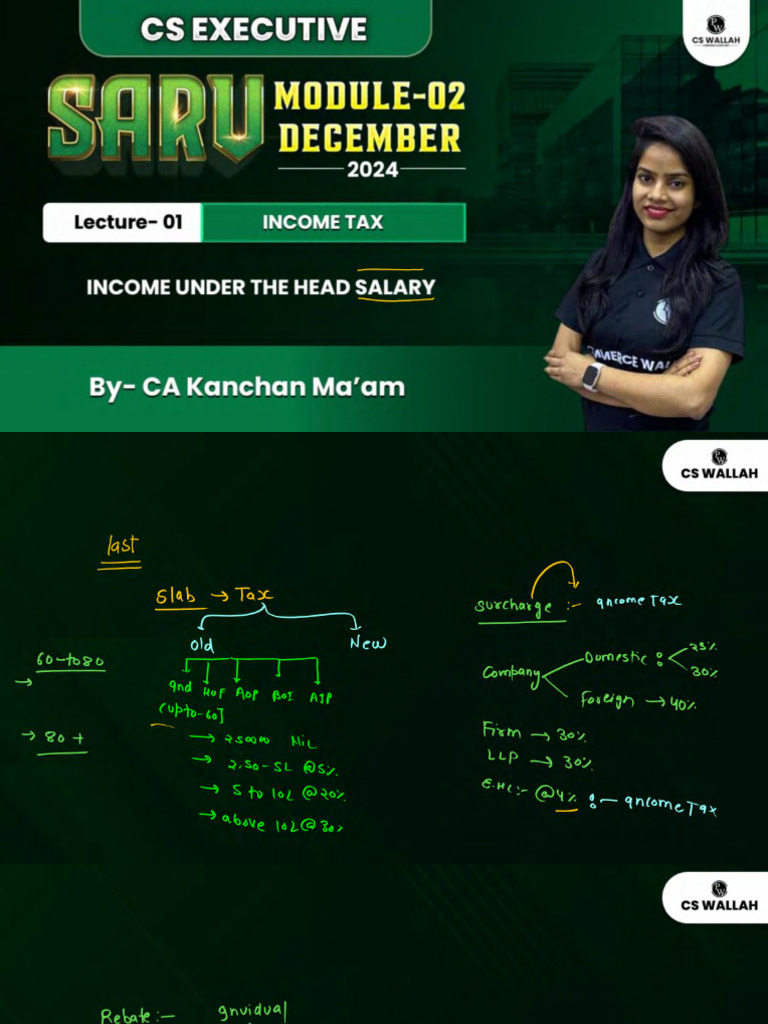 Salary Lecture 1 | PDF