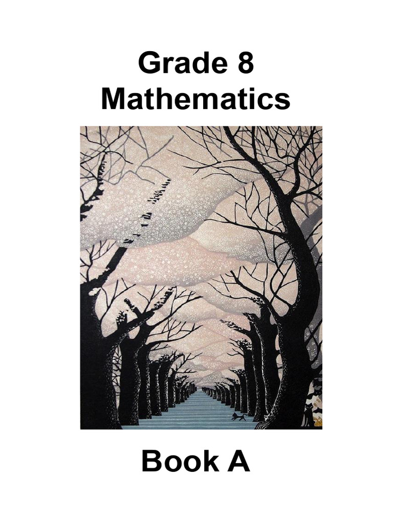 Grade 8 Mathematics Book A - 1234384543959485 | PDF | Subtraction | Decimal