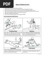 Upper Extremity Active Range of Motion - Sitting: Purpose | PDF ...