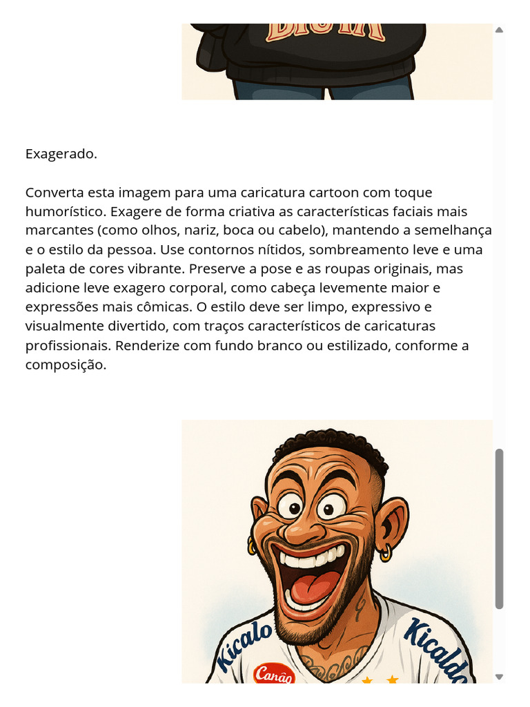 Prompt Caricatura GPT Pg3 | PDF