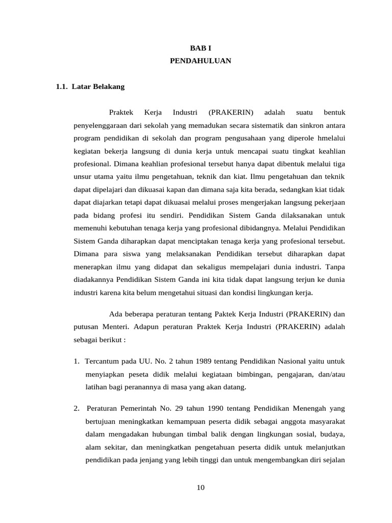 Laporan Prakerin | PDF