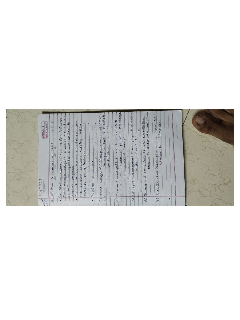 OS Notes | PDF