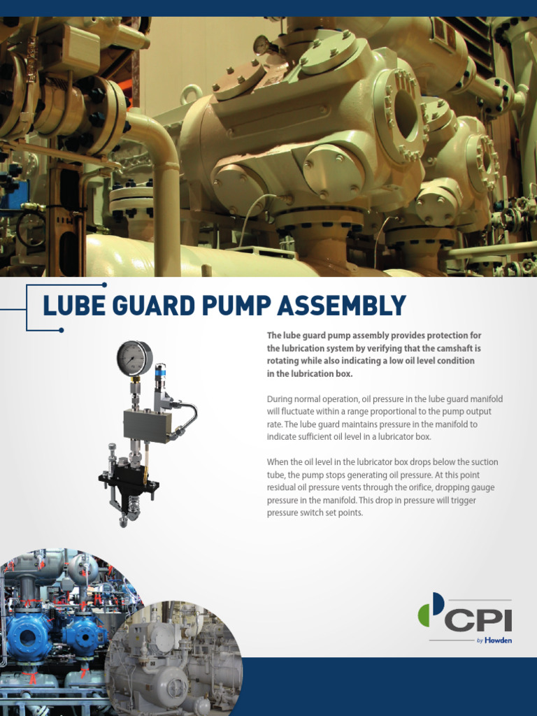 Lube Guard PA LTR Howden LR | PDF | Pump | Lubricant