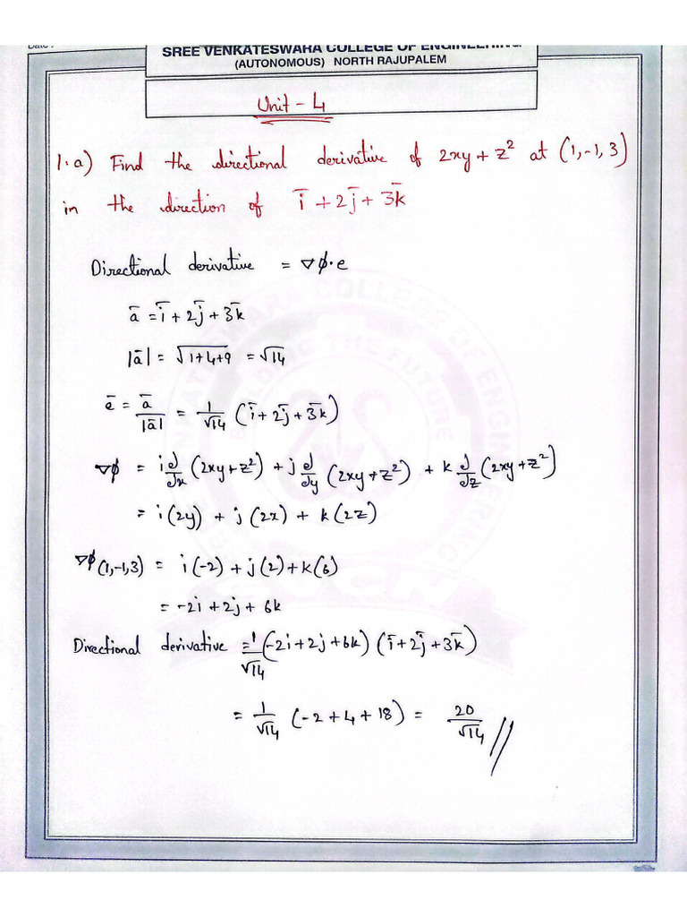 Maths U4 | PDF