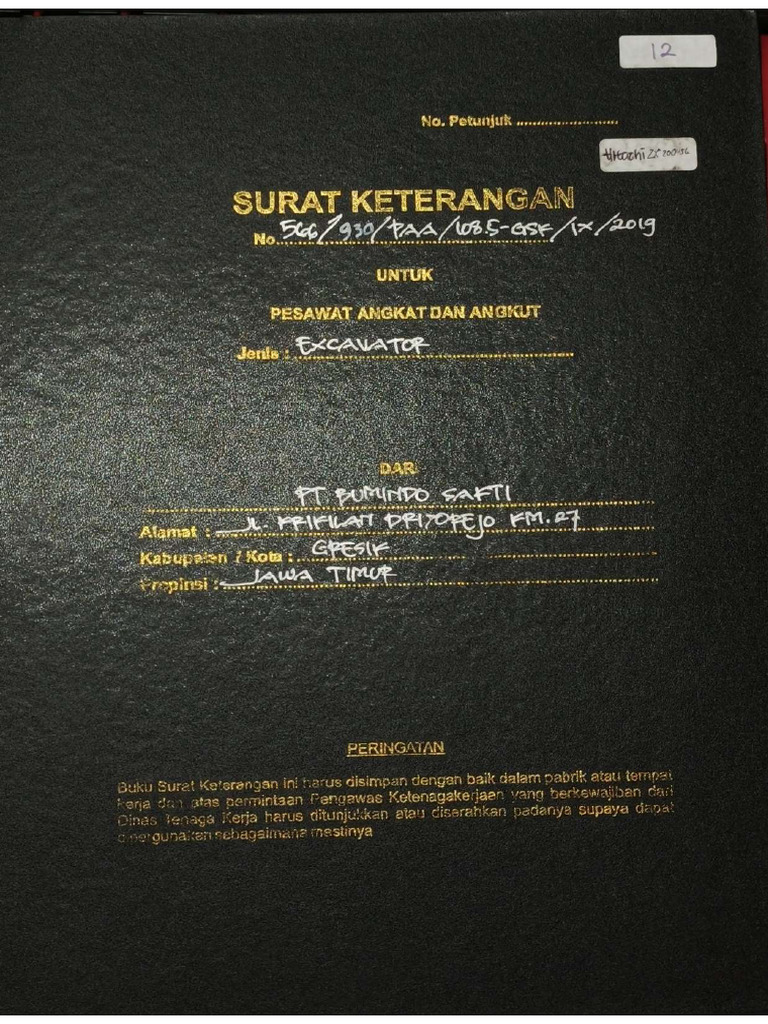 Sia Exca Hitachi Juni 2025 | PDF