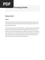 Athletics Track and Field Measurements | PDF | Track And Field ...