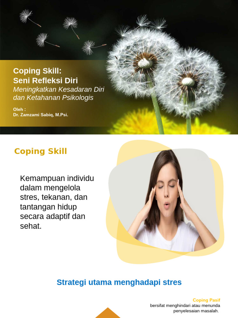Coping Skill | PDF