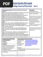 GCSE Combined Science Topic List | PDF | Biology | Chemical Reactions