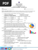 Unit 4 Polynomials Practice Test: Multiple Choice | PDF | Polynomial | Area