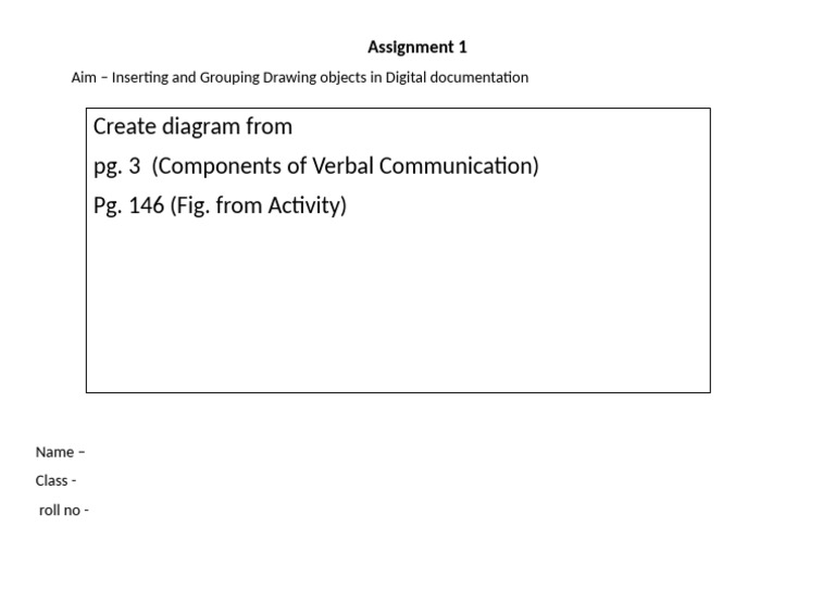 Inserting and Grouping Diagrams in Docs | PDF