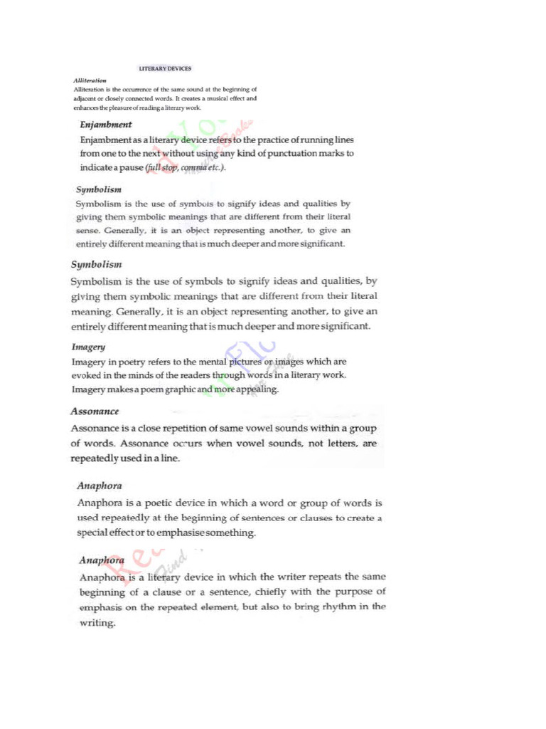 Poetic Devices | PDF