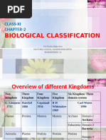 CLASS XI BIOLOGY PPT Chapter 2 Biological Classification | PDF