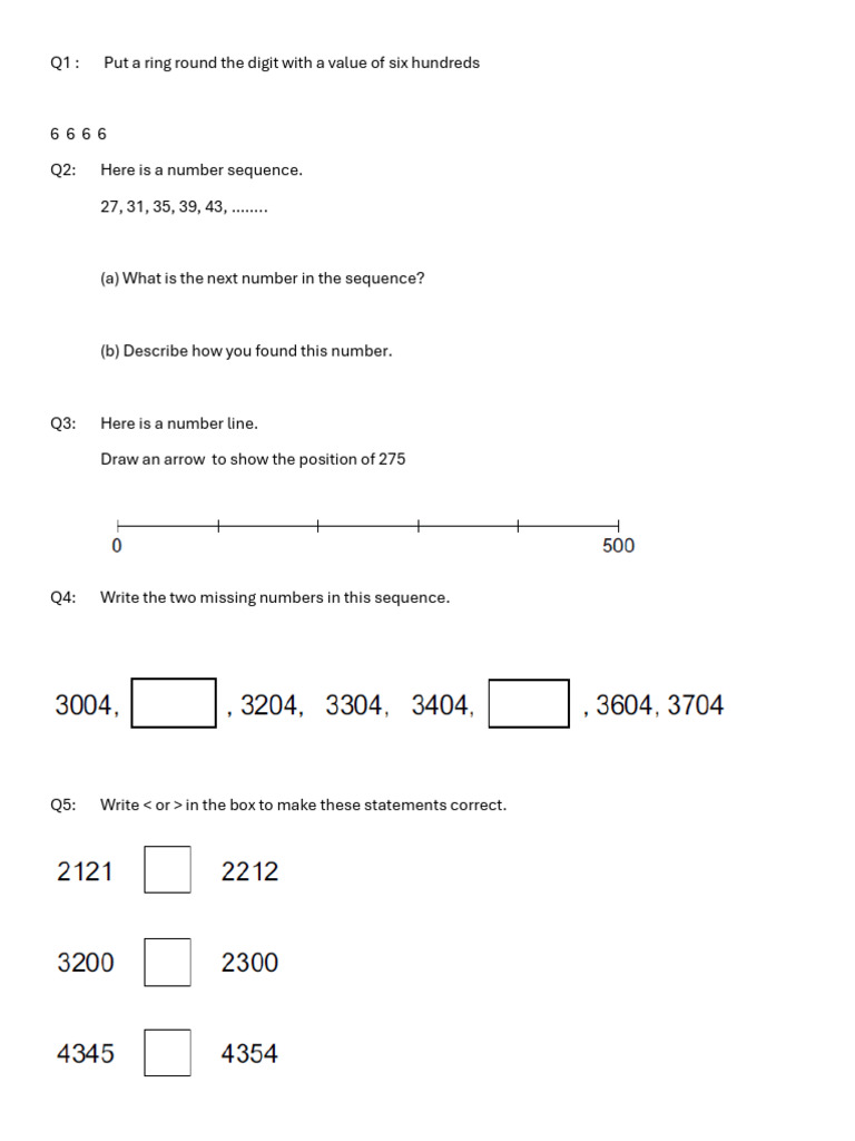 Worksheet2 - Maths Sequence Stage 4 | PDF
