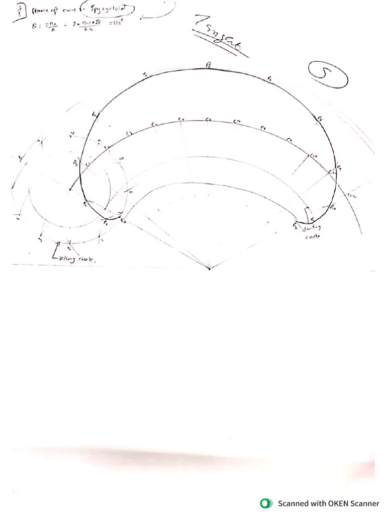 Cycloid, Epicycloid, Hypocycloid - A8737c56 0391 407c b3f9 20093fce6b75 | PDF