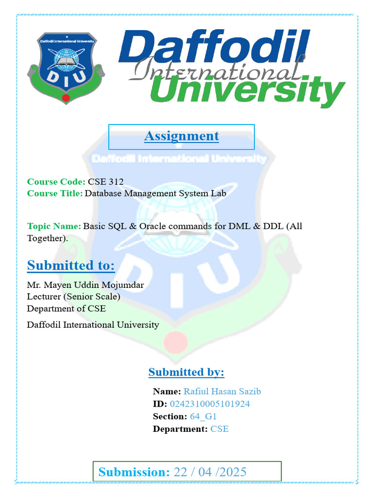 DBMS Lab Report | PDF | Database Transaction | Information Technology Management