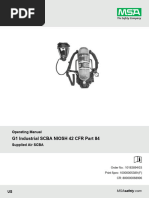 SCBA | PDF | Respiration | Equipment
