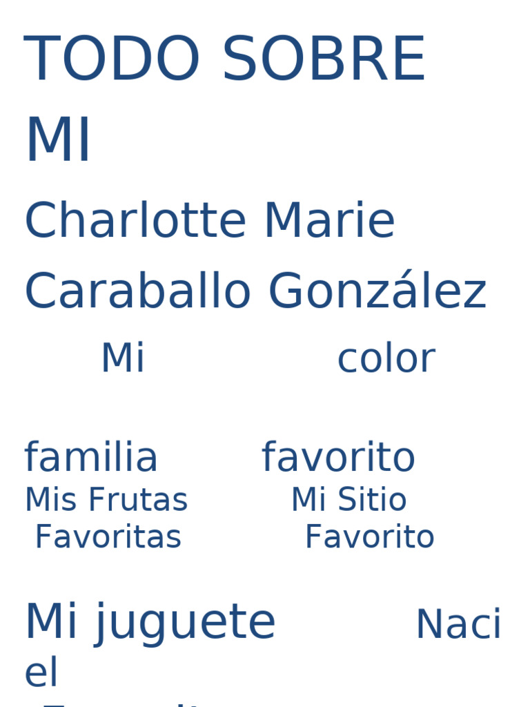 Todo Sobre Mi Charlotte | PDF