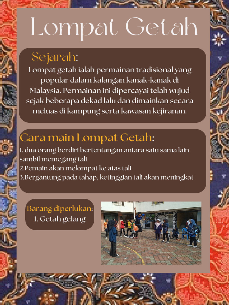 Permainan Tradisional Malaysia untuk Anak | PDF