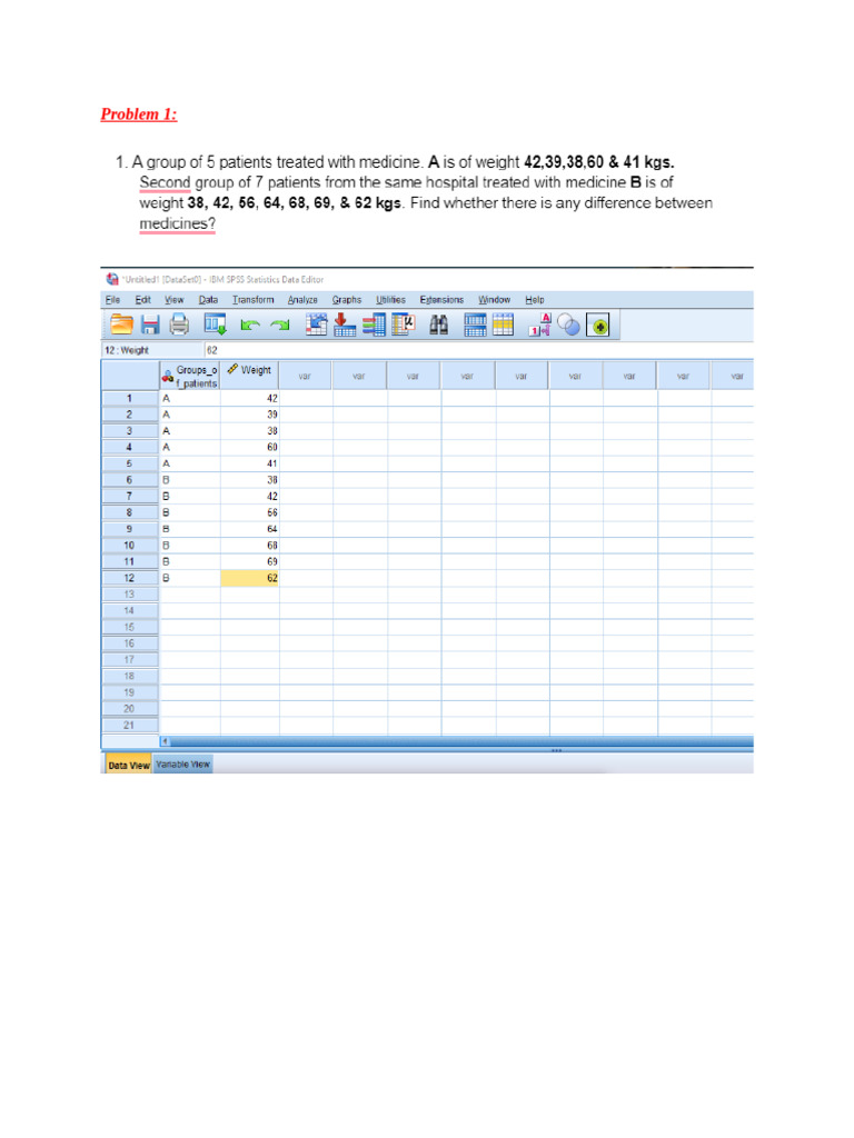 Final Examination-Statistic | PDF