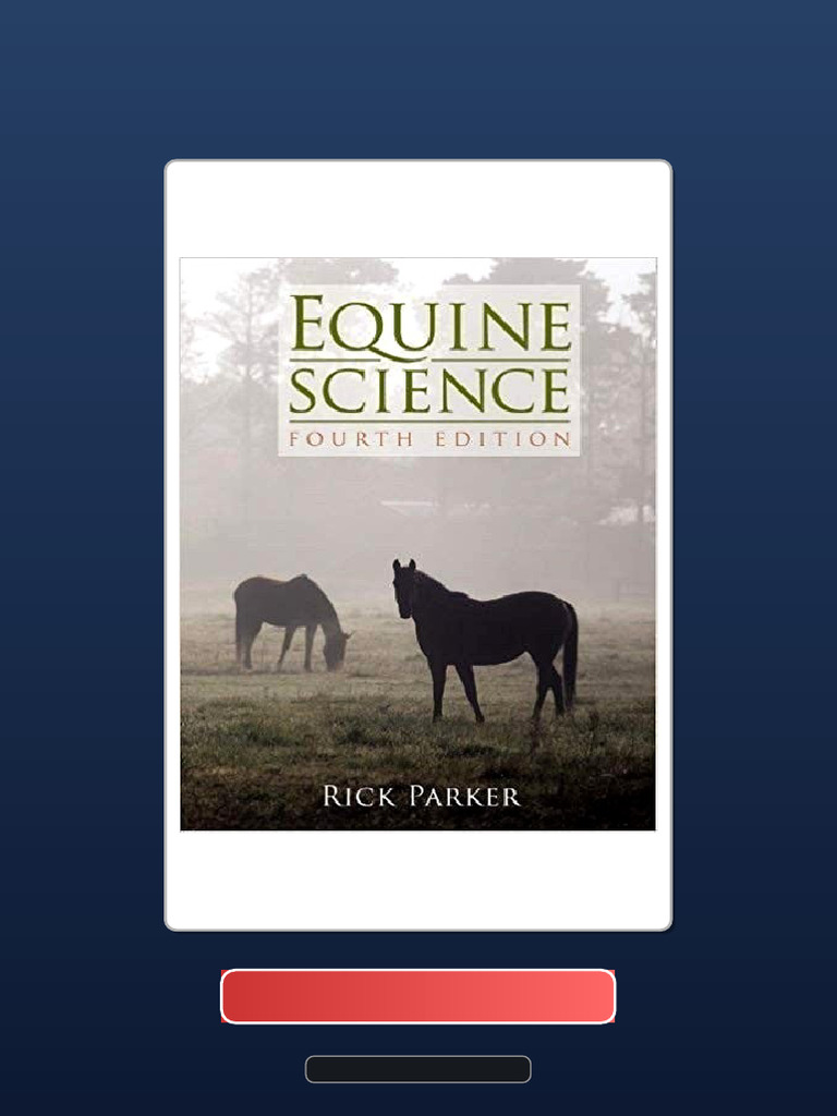 Equine Science 4th Edition by Rick Parker Full Download | PDF ...