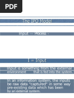 IPO Model | PDF | Input/Output | System