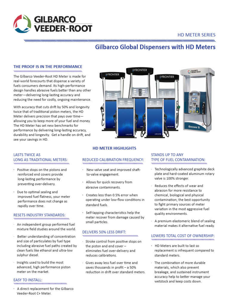 Gilbarco HD Meter: Performance & Durability | PDF
