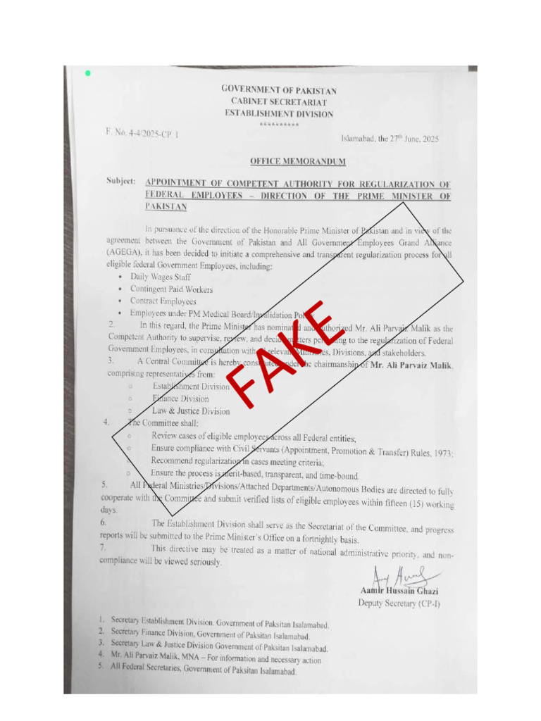 Fake Letter | PDF