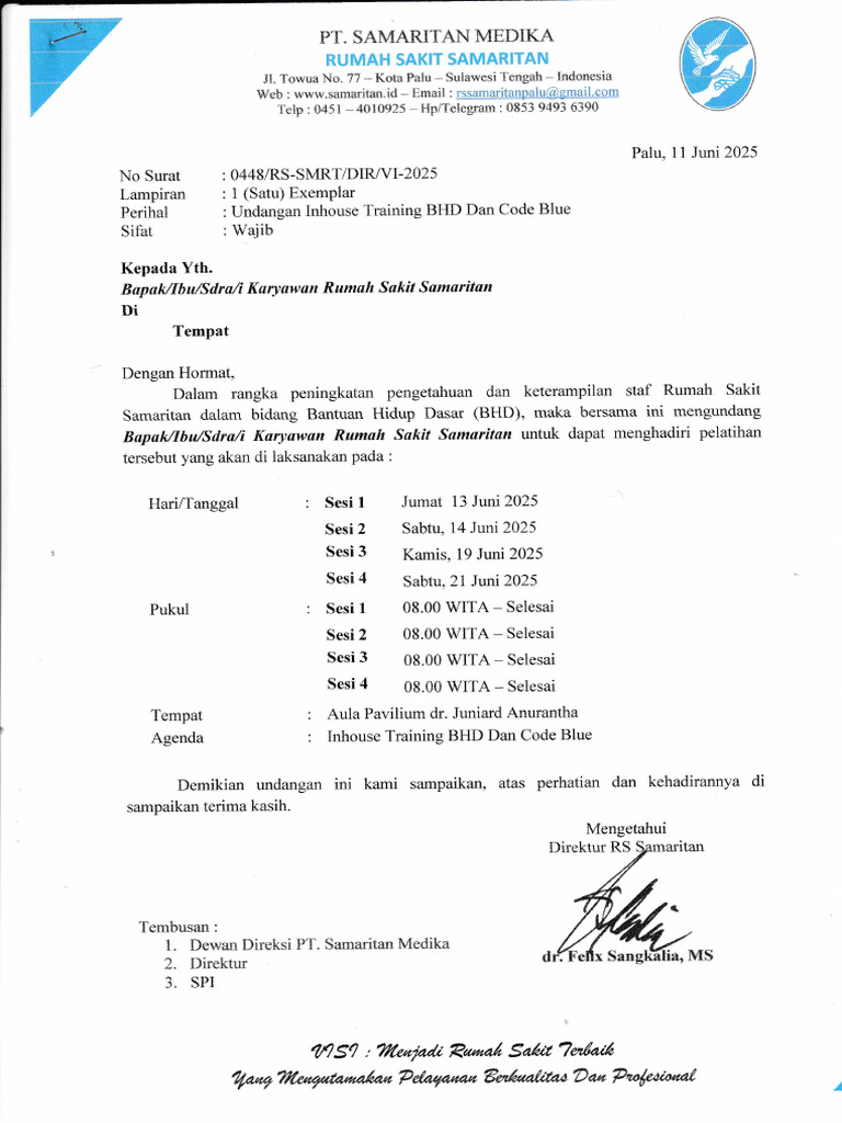 Inhouse Training BHD & Codeblue | PDF