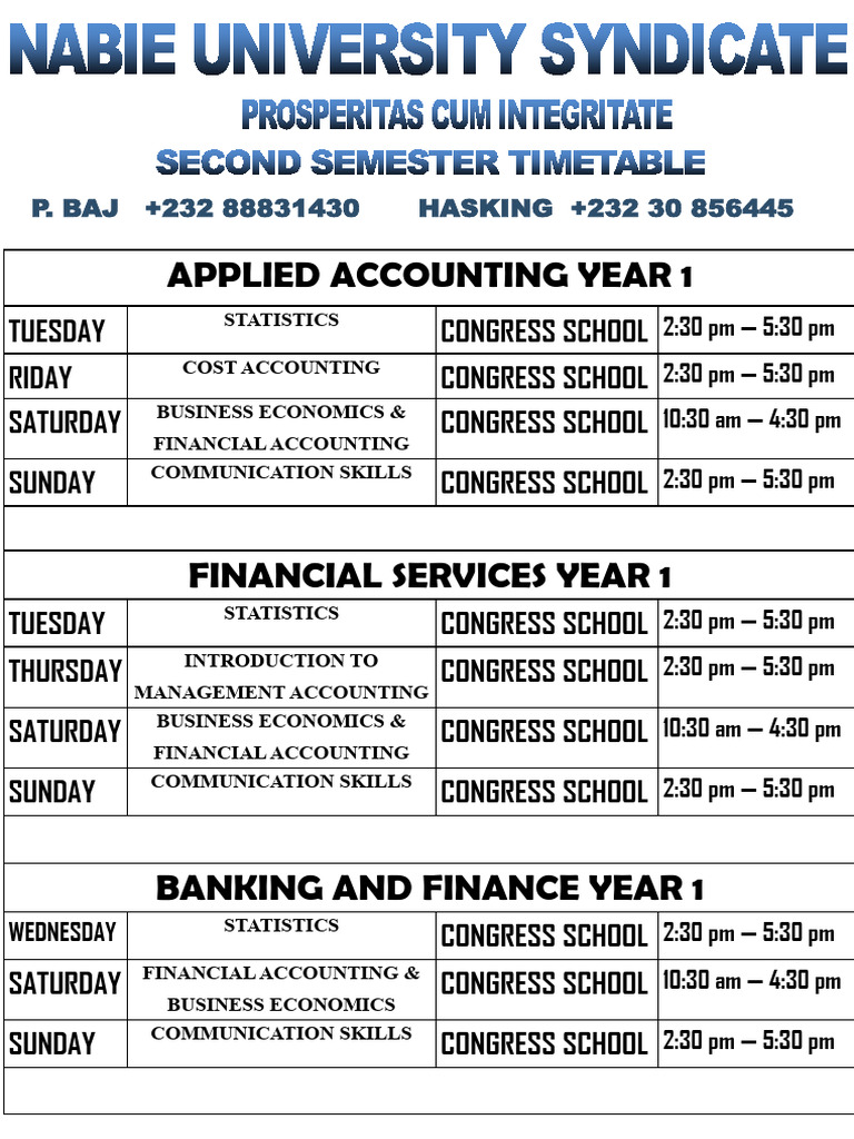 Year 1 Timetable | PDF | Business | Economies