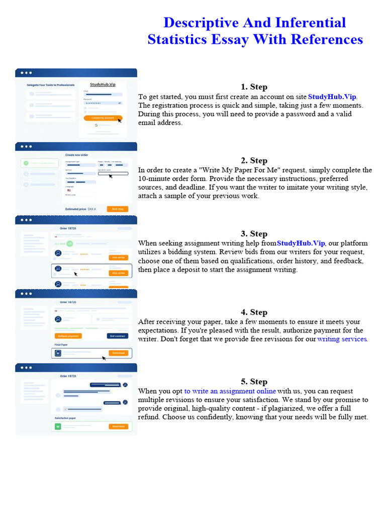 Descriptive and Inferential Statistics Essay With References | PDF ...