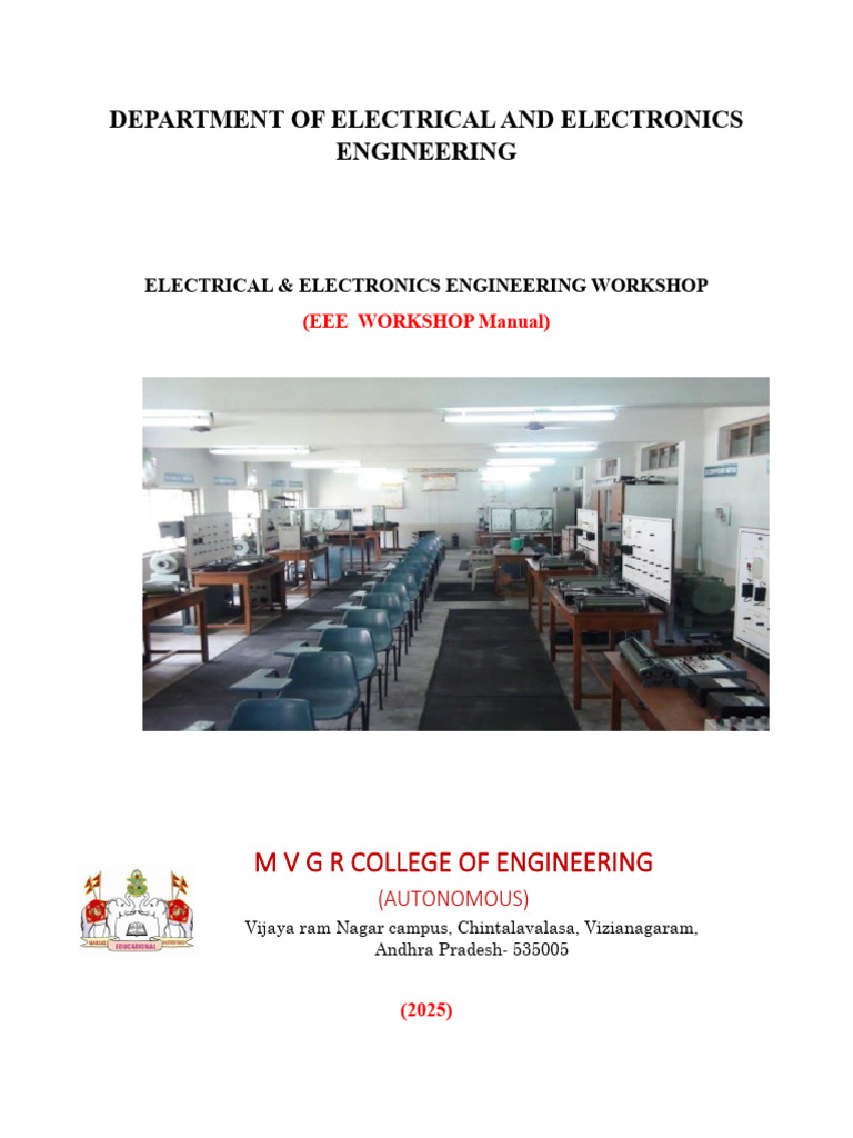 EEE Workshop Manual - 2025-2 | PDF | Rectifier | P–N Junction